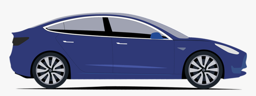 Tesla Model 3 Clip Art, HD Png Download , Transparent Png Image - PNGitem