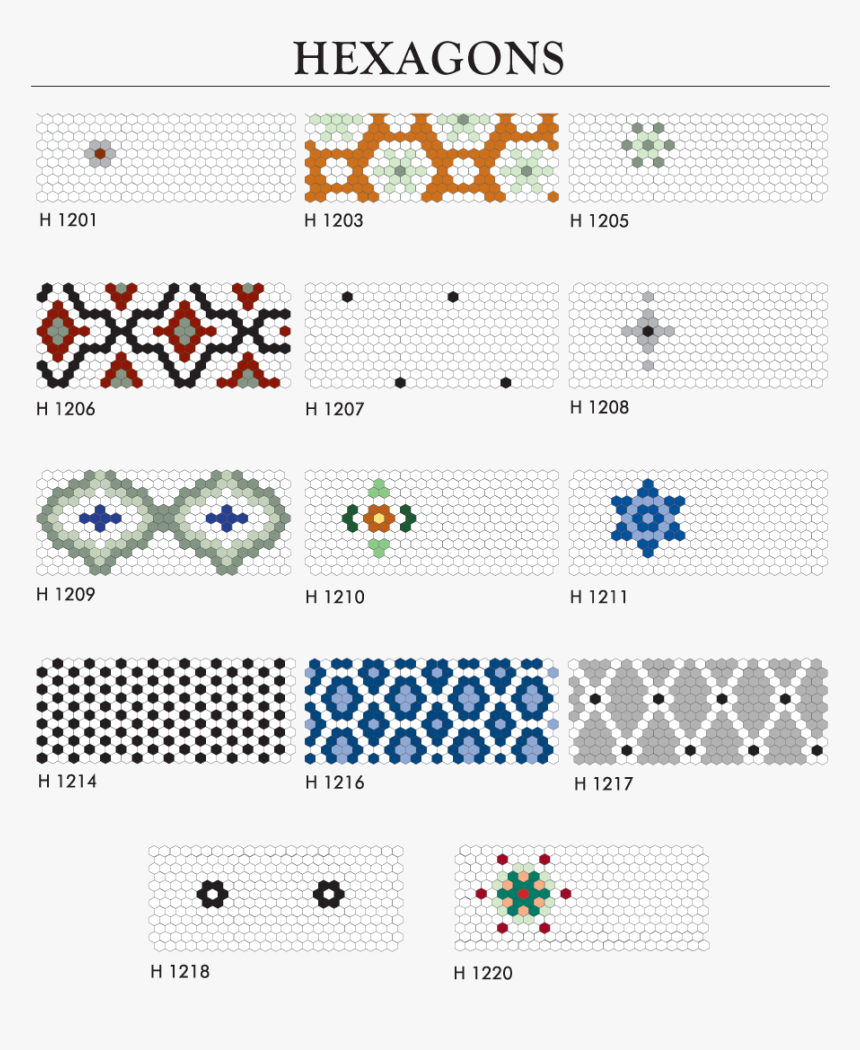 Custom Hexagon Tile Patterns - Penny Round Hexagon Pattern, HD Png ...