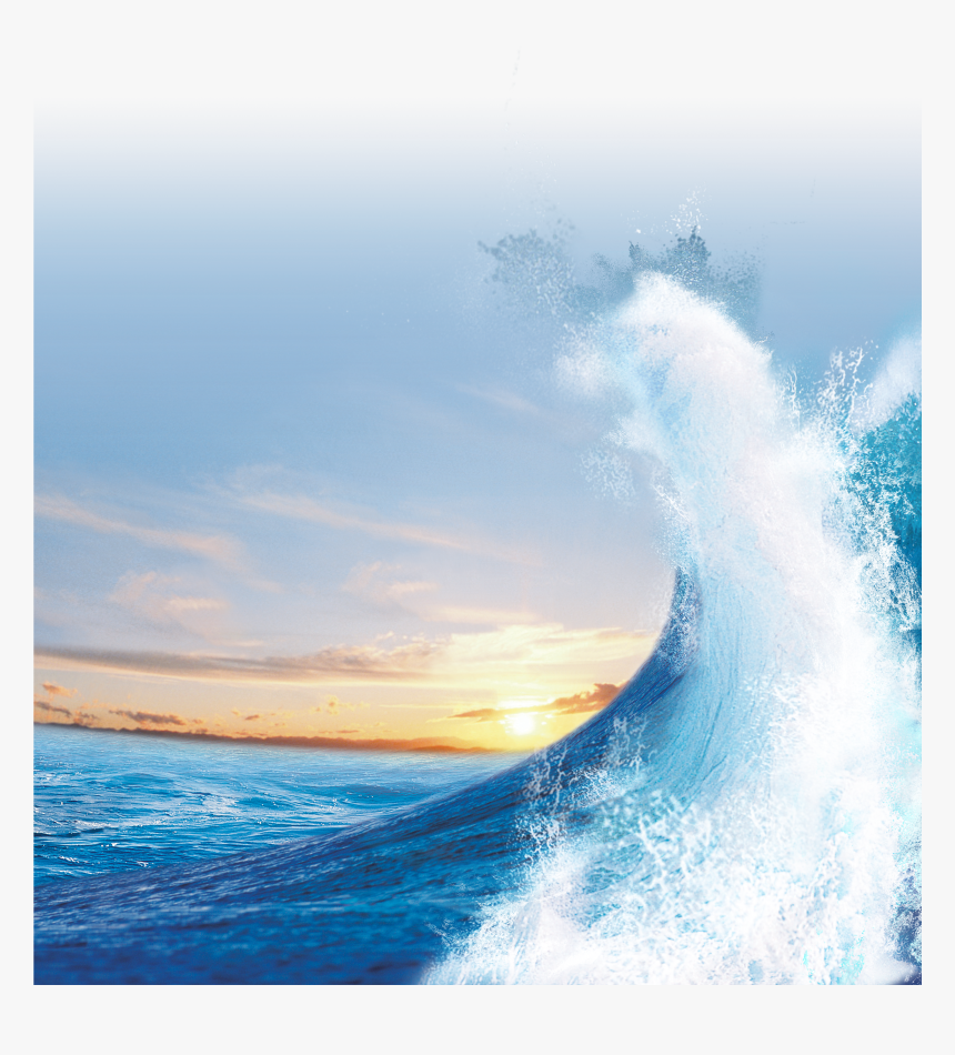 Transparent Sunset Png - Waves Sea Light Blue, Png Download ...