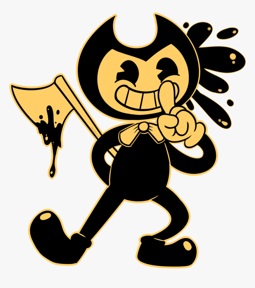 Bendy With An Axe, HD Png Download , Transparent Png Image - PNGitem