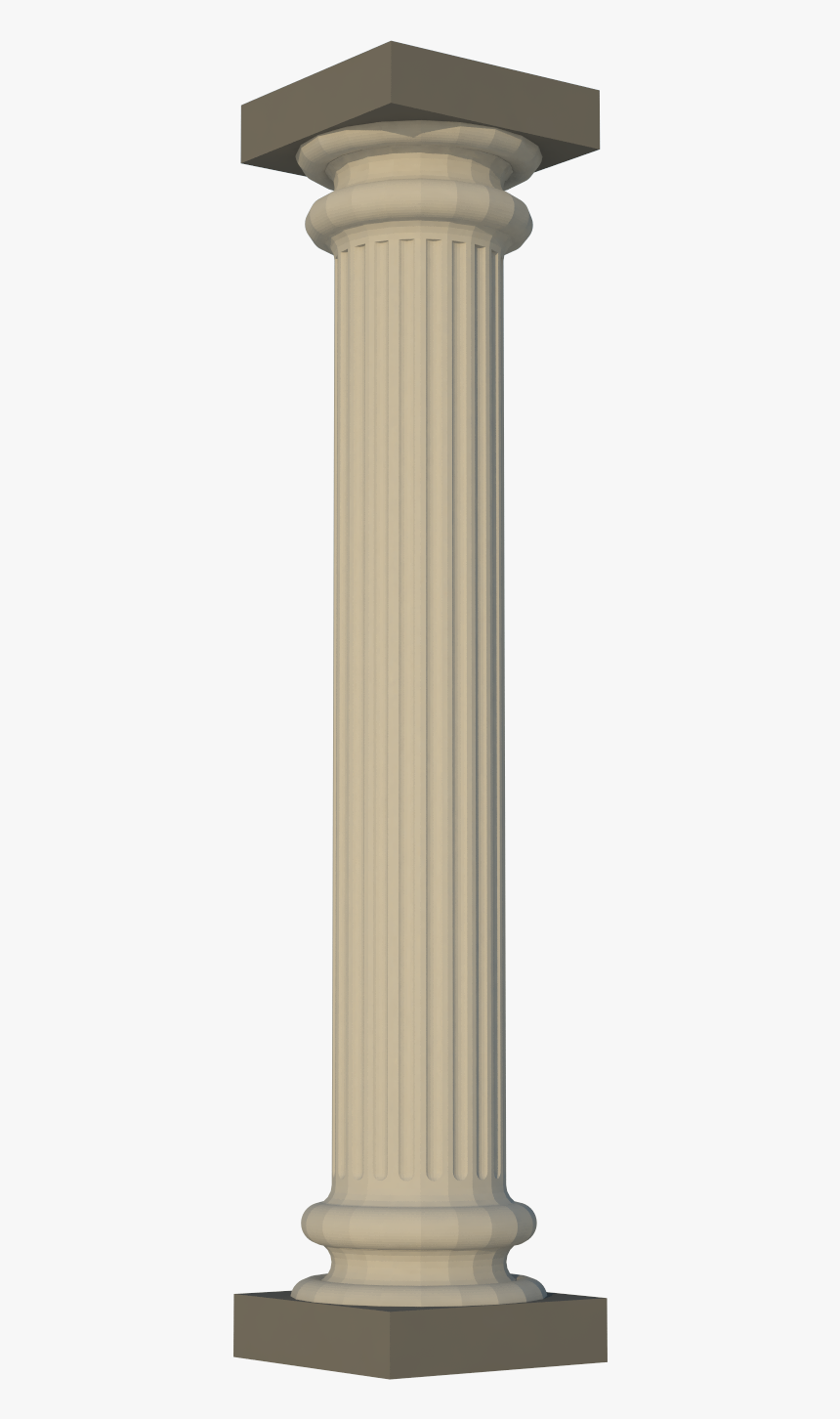 Greek Pillar Dustynus Thingiverse Png Fancy Pillar - Greek Pillar ...