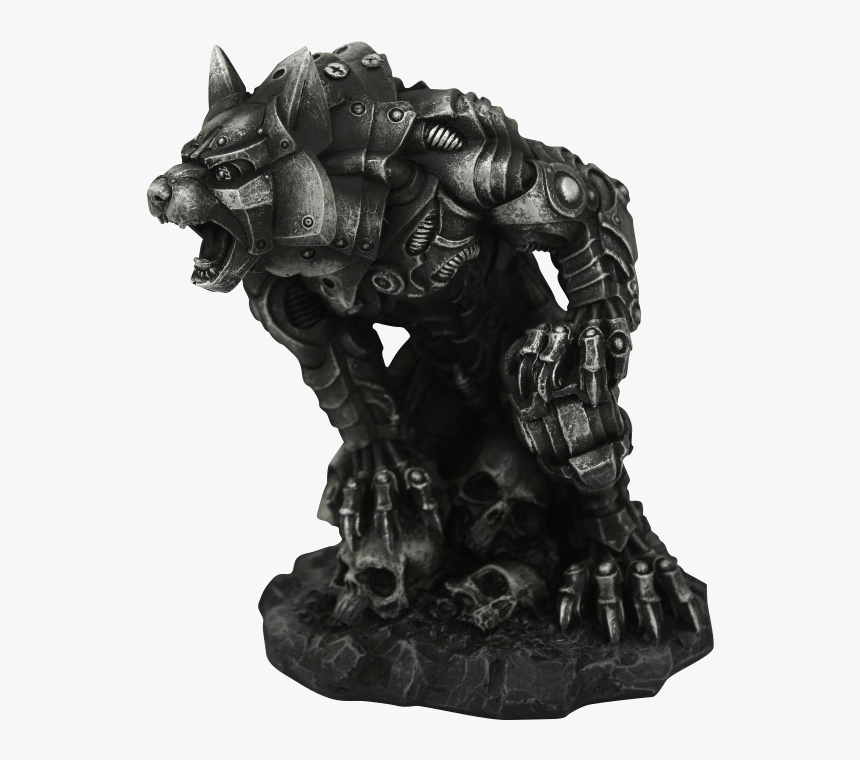 Steampunk Werewolf Statue - Steampunk Werewolf, HD Png Download ...