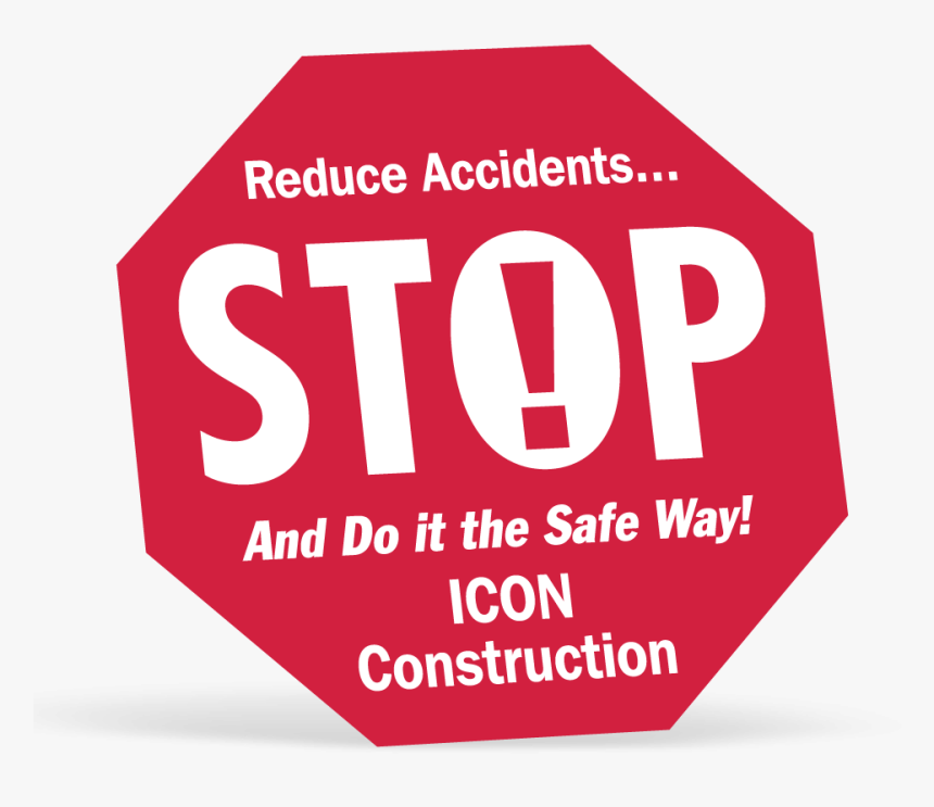 Hard Hat Decals - Stop Sign, HD Png Download , Transparent Png Image ...