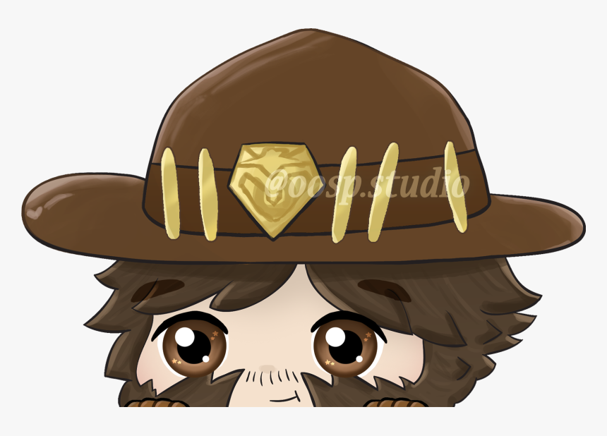 Transparent Mccree Hat Png - Cartoon, Png Download , Transparent Png ...