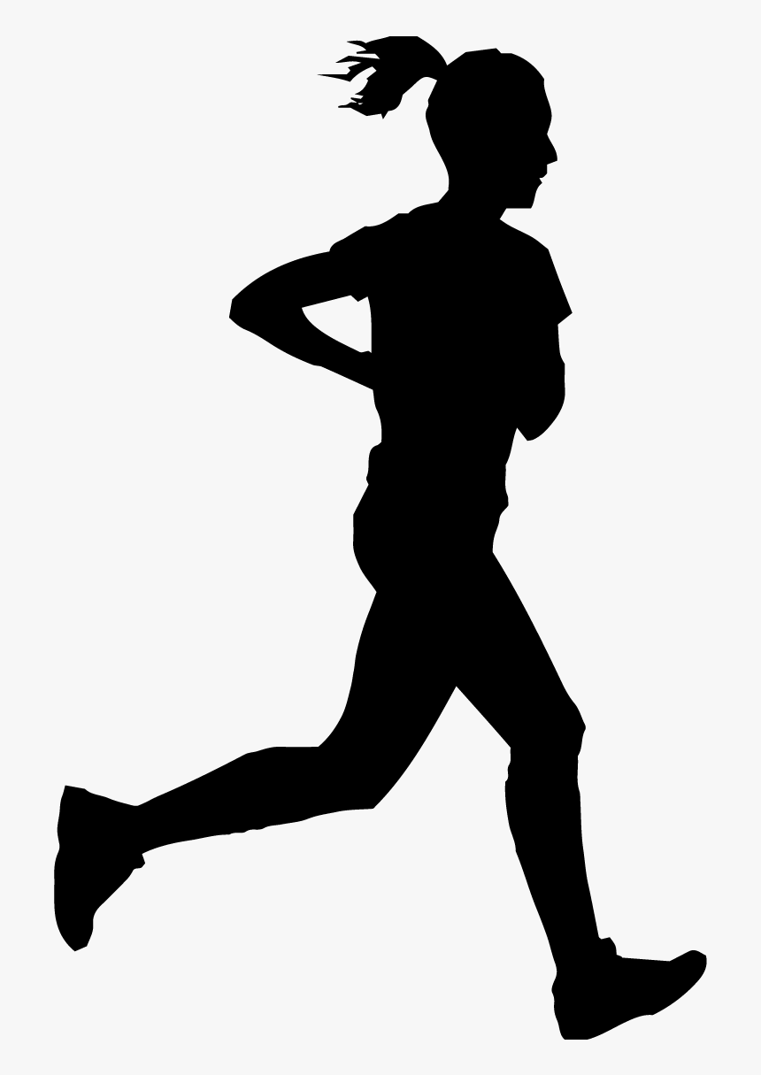 Runner Outline Icon - Outline Of A Runner, HD Png Download ...