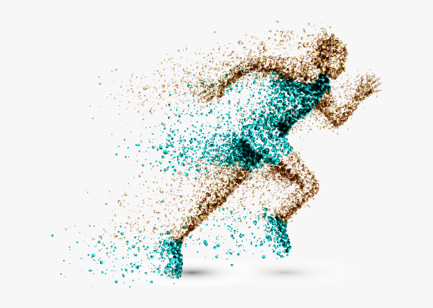 Free Running Powerpoint Template, HD Png Download , Transparent Png ...