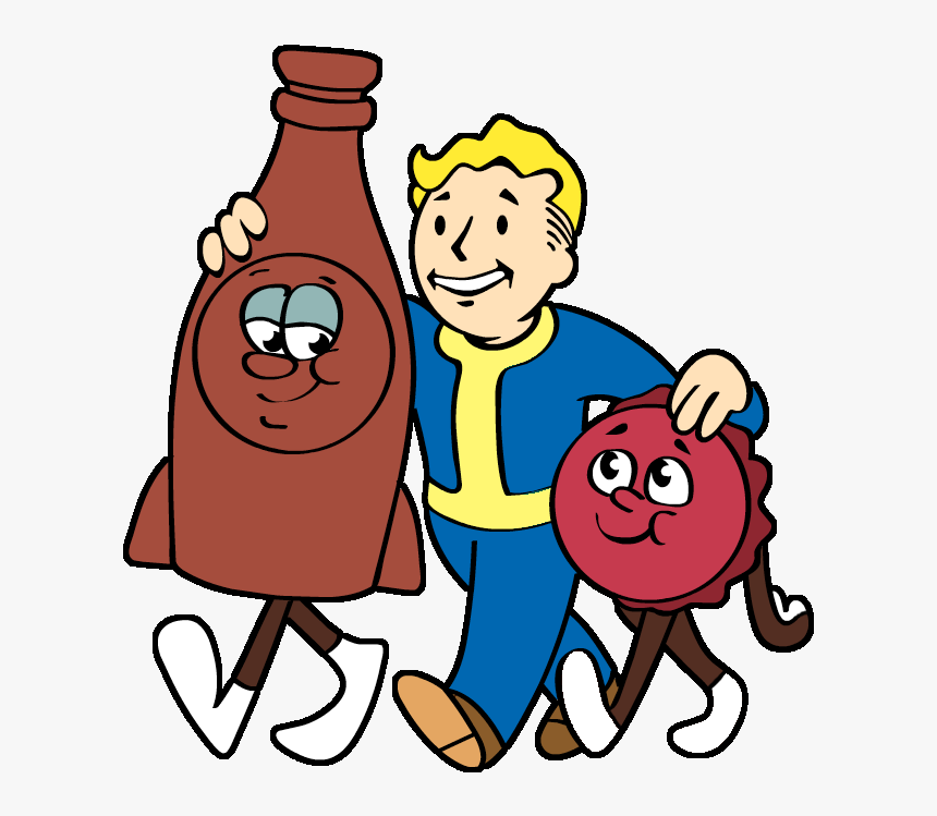 Fallout Cappy And Bottle, HD Png Download , Transparent Png Image - PNGitem
