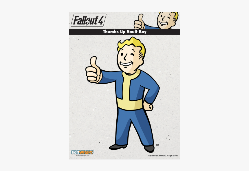 Fallout 4 Decal Thumbs Up Vault Boy - Fallout Vault Boy Thumbs Up, HD ...