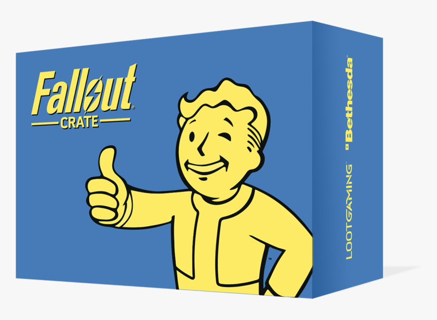 Fallout Crate - Fallout Loot Crate Box, HD Png Download , Transparent ...