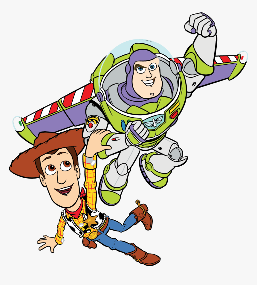Toy Story And Woody - Toy Story Vector Free, HD Png Download ...