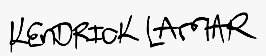 Kendrick Lamar Name Logo