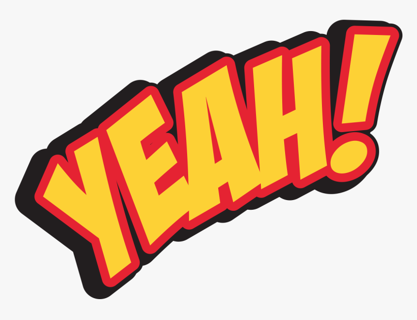 Comic Clipart Comic Book - Yeah Transparent Png, Png Download ...