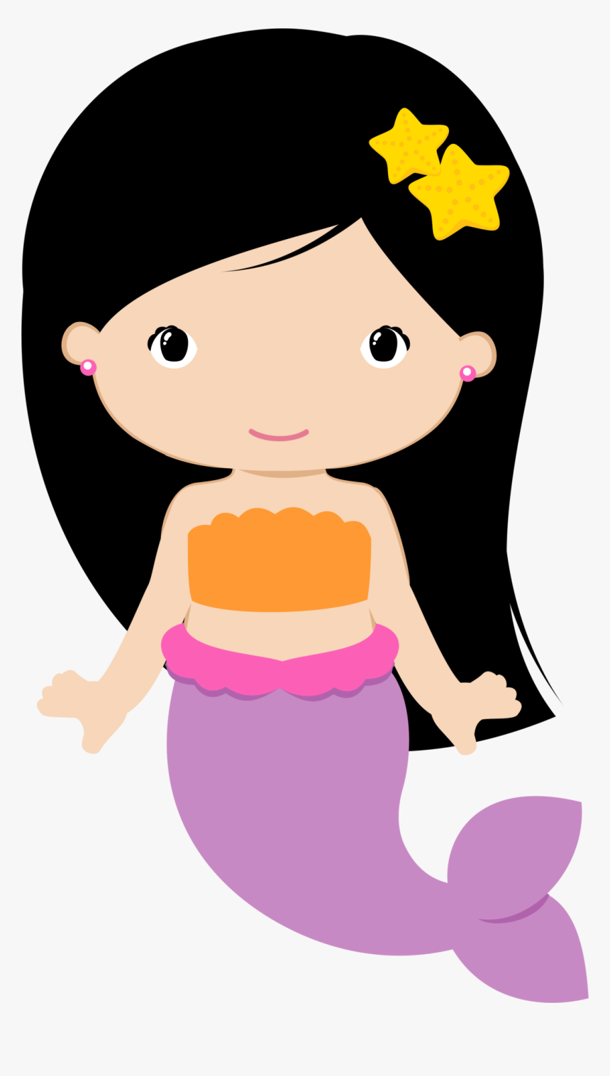 Baby Princess Mermaid Clipart - Mermaid Clipart, HD Png Download ...