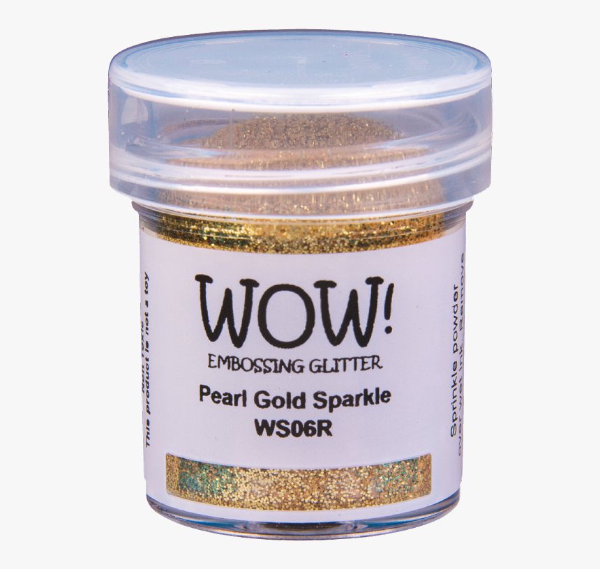 Wow Pearl Gold Sparkle - Wow Embossing Powder Iced Silver, HD Png ...