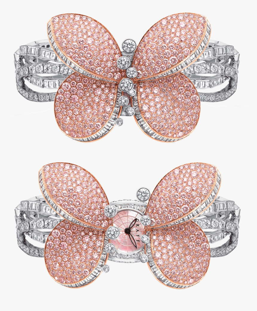 Princess Butterfly Graff Watches, HD Png Download , Transparent Png ...