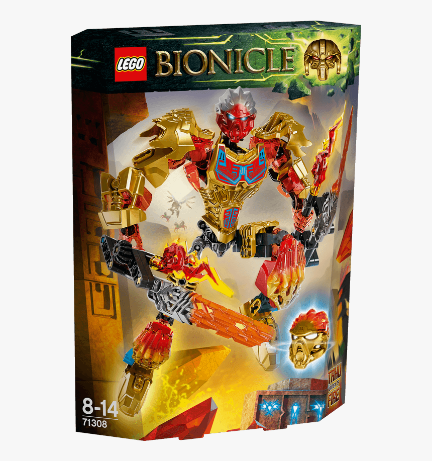 Lego Bionicle Tahu 71308, HD Png Download , Transparent Png Image - PNGitem