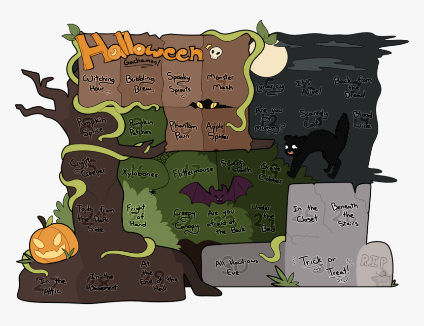 Spooky Clipart Calendar - Cartoon, HD Png Download , Transparent Png ...