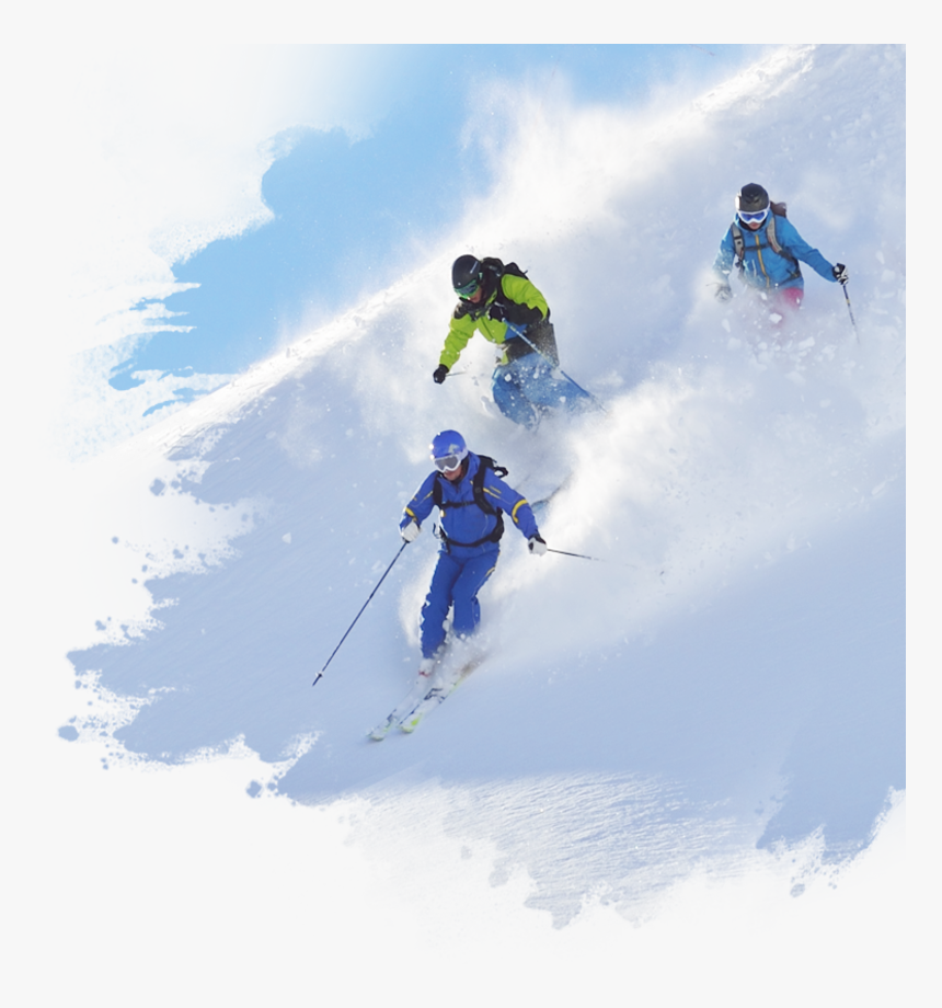 Transparent Snowfall Png - Skier Turns, Png Download , Transparent Png ...