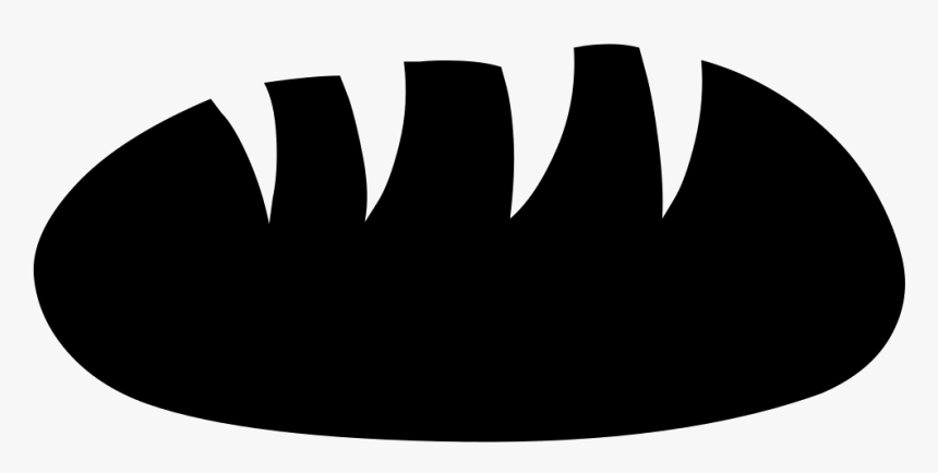 Loaf Of Bread Silhouette Vector - Loaf Of Bread Silhouette, HD Png ...