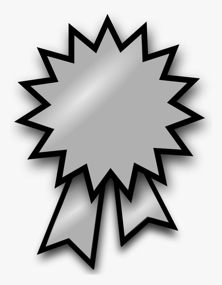 Silver Ribbon Clipart Award, HD Png Download , Transparent Png Image ...