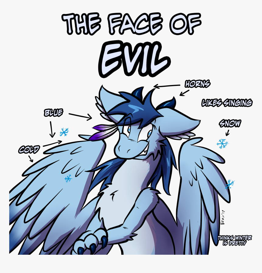 The Face Of Evil - Cartoon, HD Png Download , Transparent Png Image ...