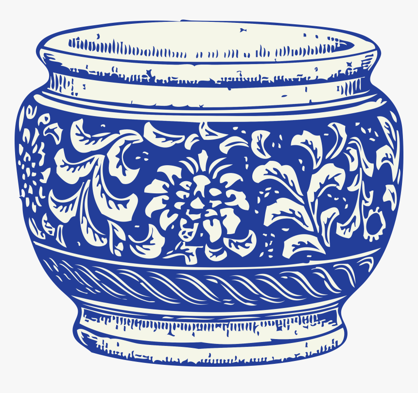 Flower Pot Clip Arts - Flower Pot Designs For Drawing, HD Png Download ...