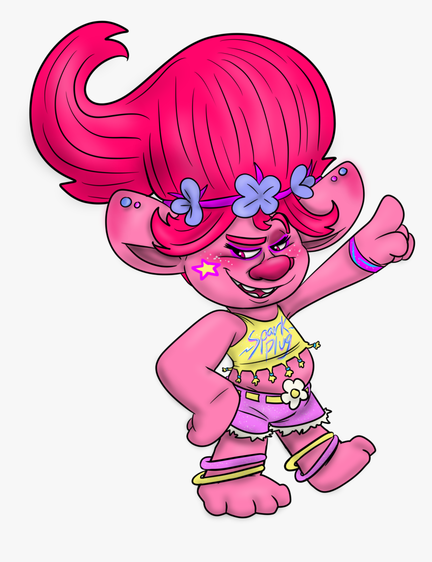 Transparent Poppy Troll Clipart, HD Png Download , Transparent Png ...