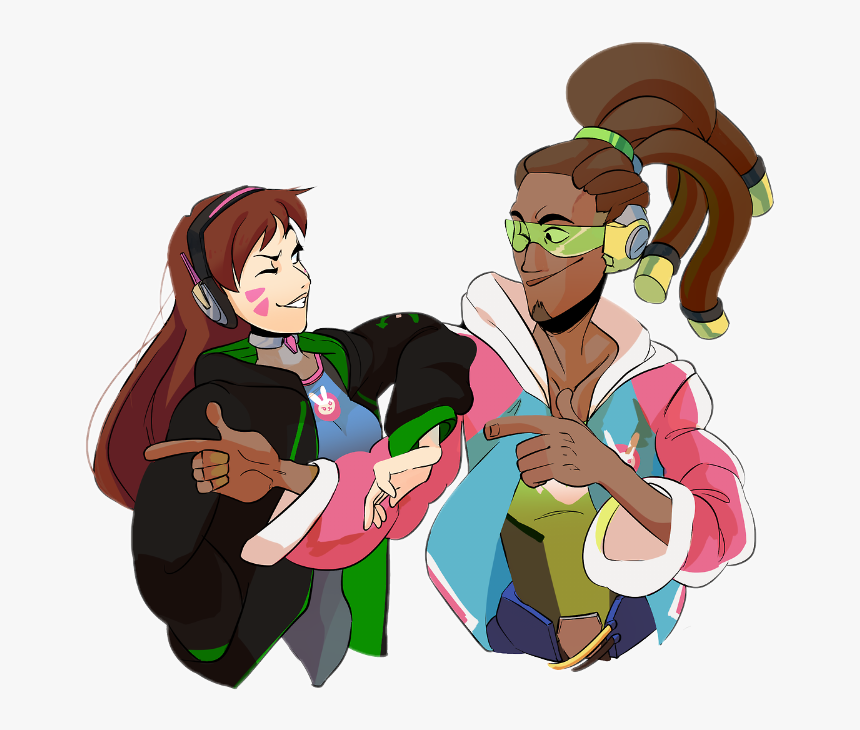 Transparent Lucio Png - Overwatch Dva X Lucio, Png Download ...