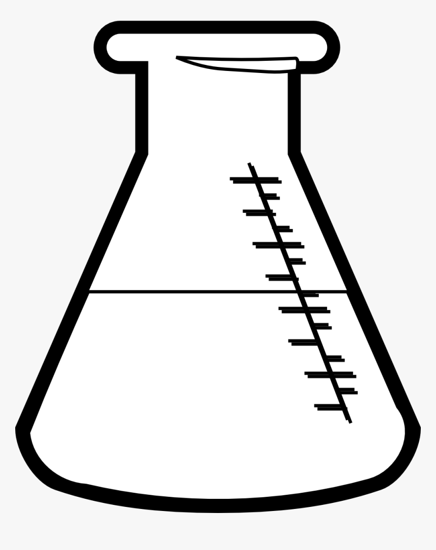 Clip Art Flask Pages - Flask Black And White, HD Png Download ...