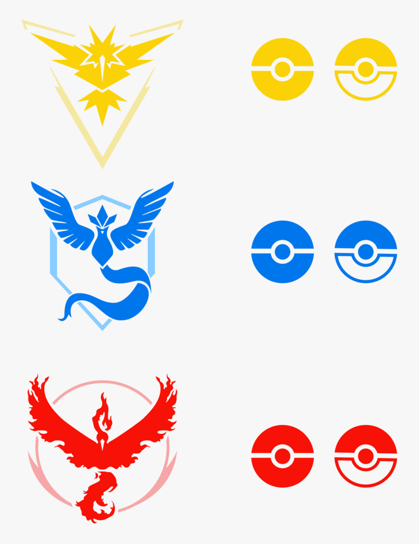 Vector Unity Team - Team Valor Pokemon Go, HD Png Download ...