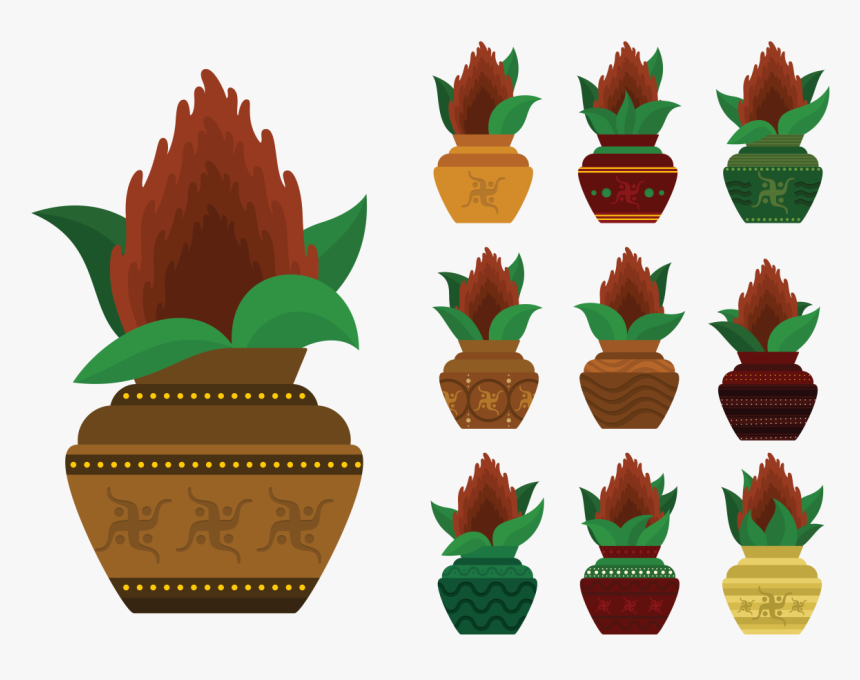 Transparent Kalash Vector, HD Png Download , Transparent Png Image ...