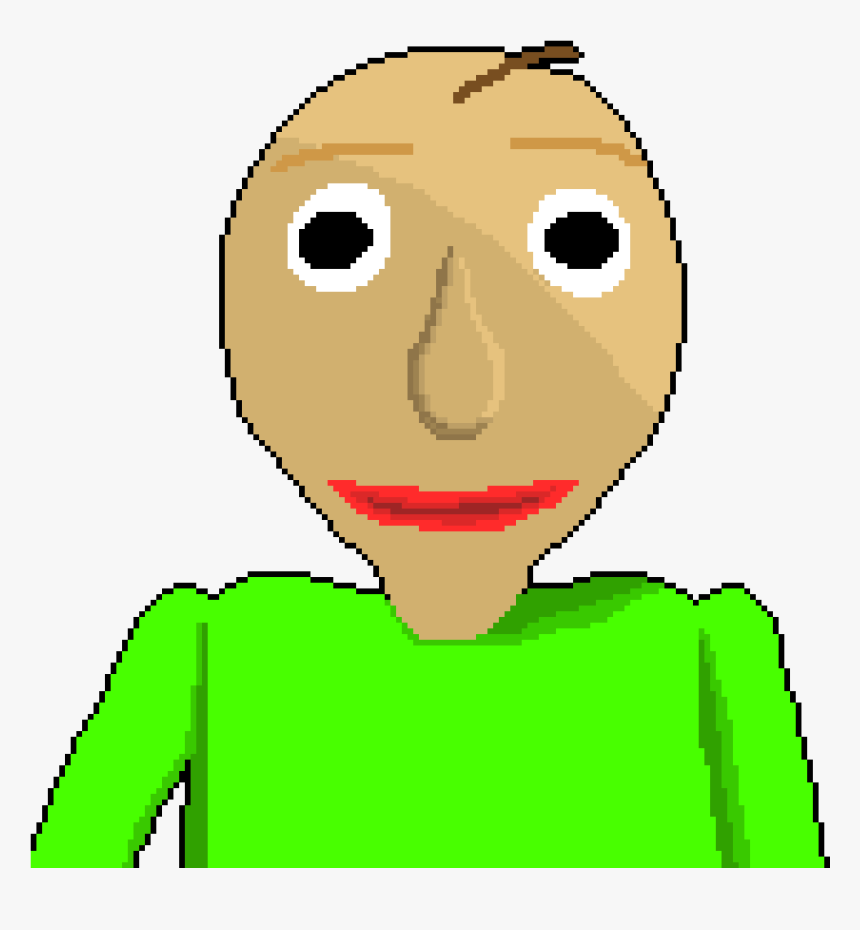 Drawing Clip Art Pixel Art Smiley Gif - Baldi's Basics Pixel Art, HD ...