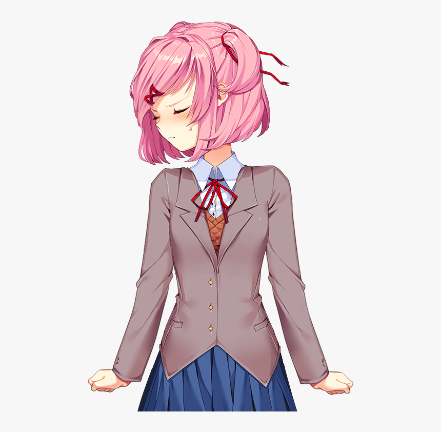 Natsuki Png - Sprites - Natsuki - Doki Doki Literature - Doki Doki ...