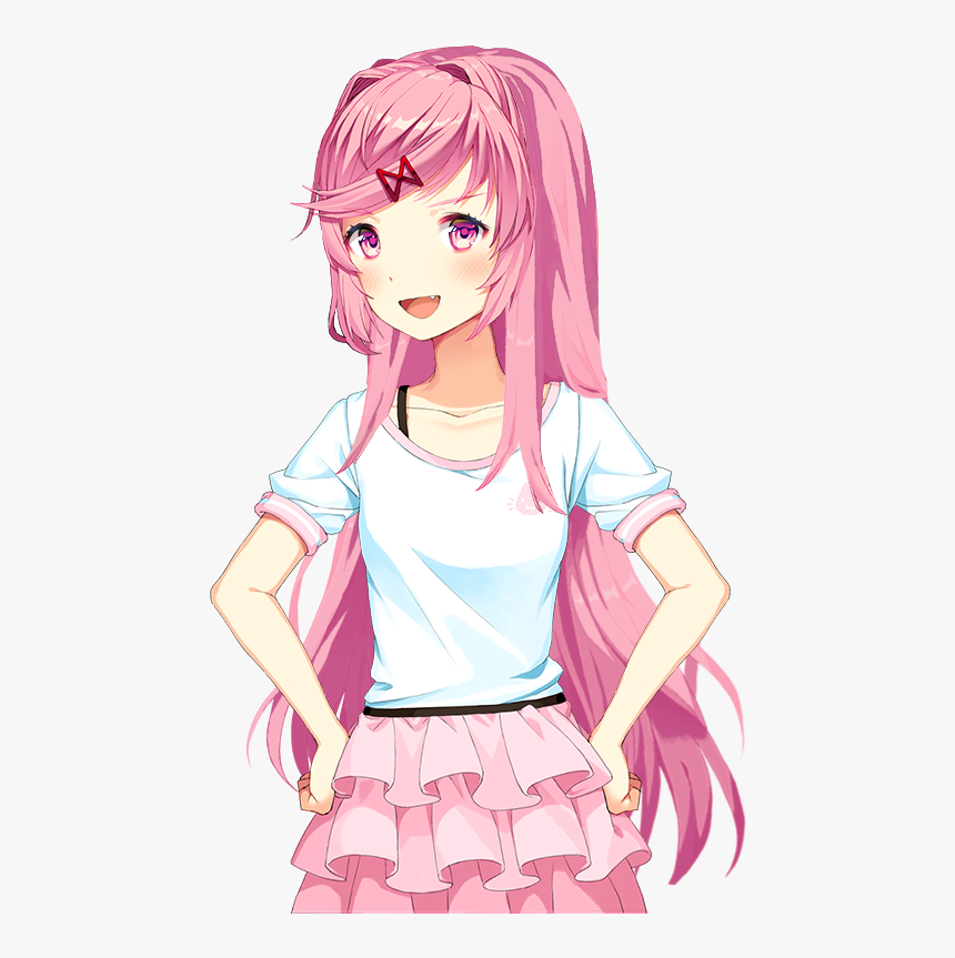 Doki Doki Literature Club Natsuki Png, Transparent Png , Transparent ...