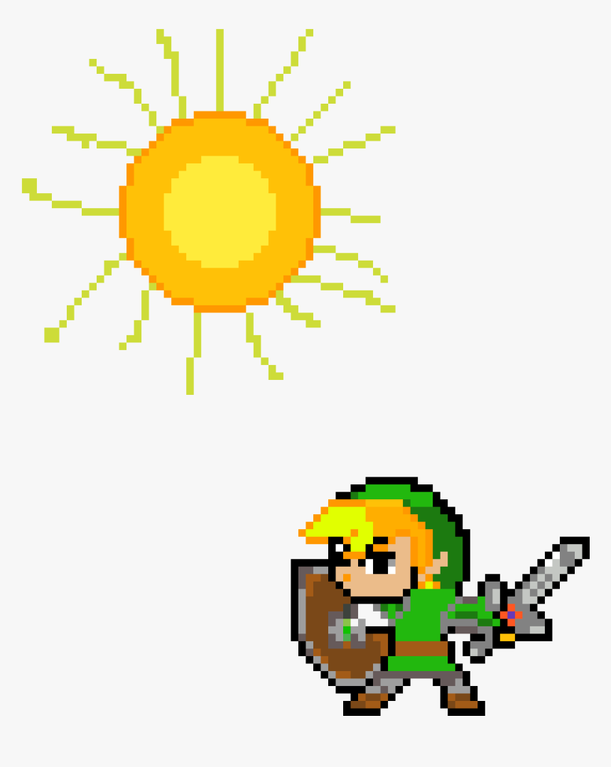 Zelda Vs Ganon - Pixel Art Toon Link, HD Png Download , Transparent Png ...