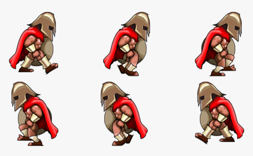 Sprite - Cartoon Roman Sprite Sheet, HD Png Download , Transparent Png ...