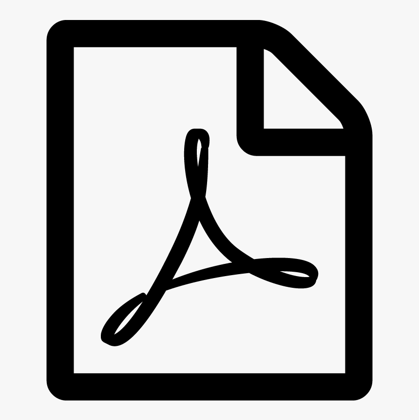 Pdf File Outlined Icon Symbol Vector - Icon Pdf Download Svg Free, HD ...