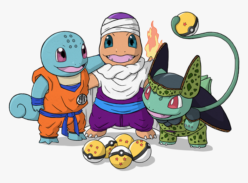 Squirtle As Krillin, Charmander As Piccolo, Bulbasaur - Pokemon Dbz ...