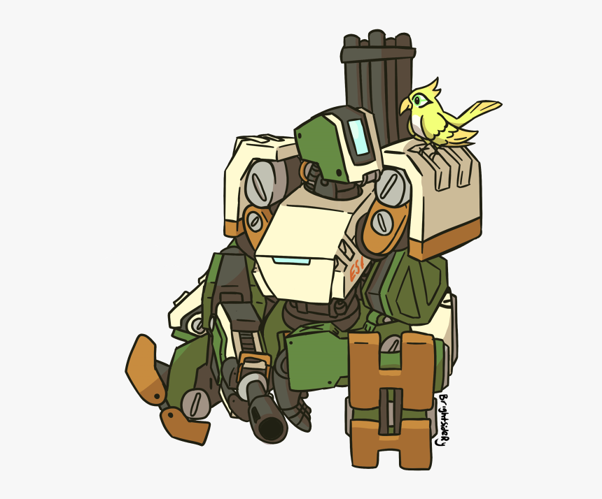 247kib, 600x694, - Bastion Png Overwatch, Transparent Png , Transparent ...