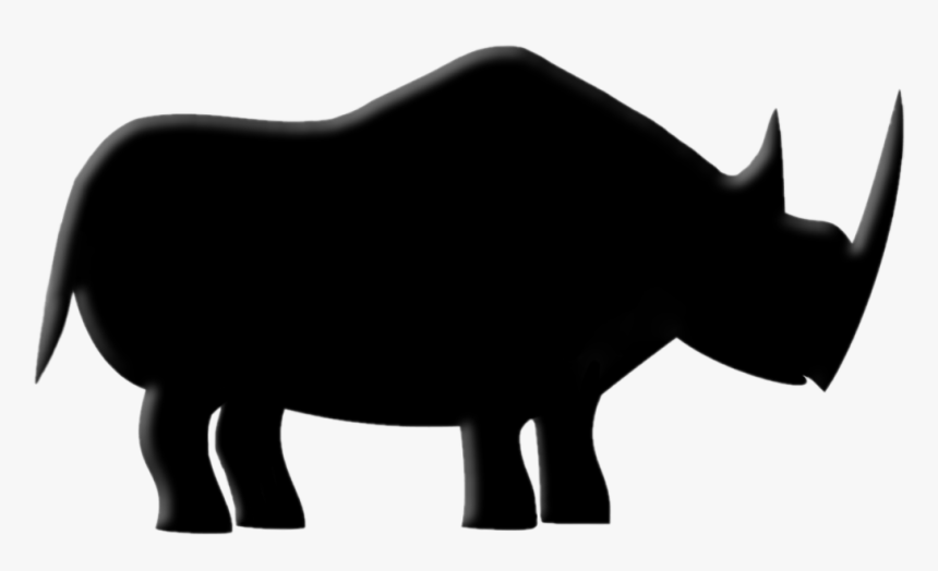 Black Rhino Clipart , Png Download - Black Rhinoceros, Transparent Png ...