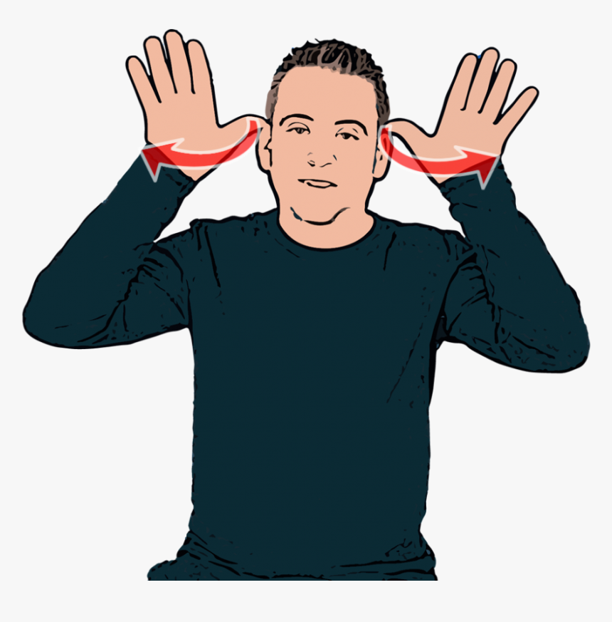 Hands Side To Side Sign Language, HD Png Download , Transparent Png ...