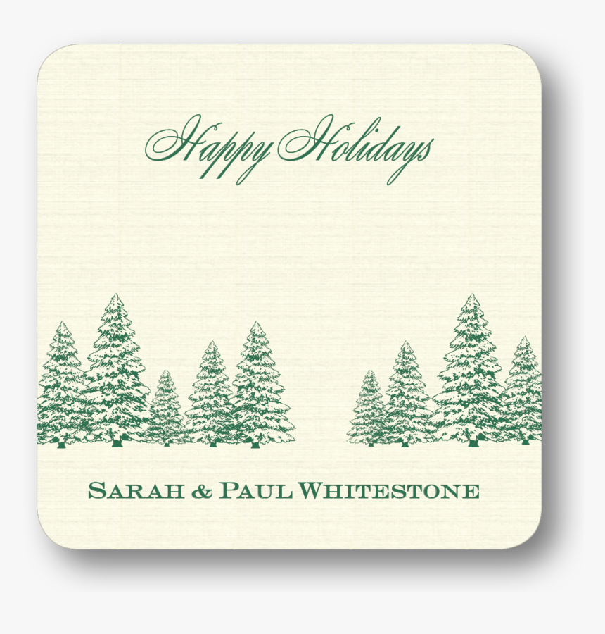 Winter Tree Line - Christmas Tree, HD Png Download , Transparent Png ...