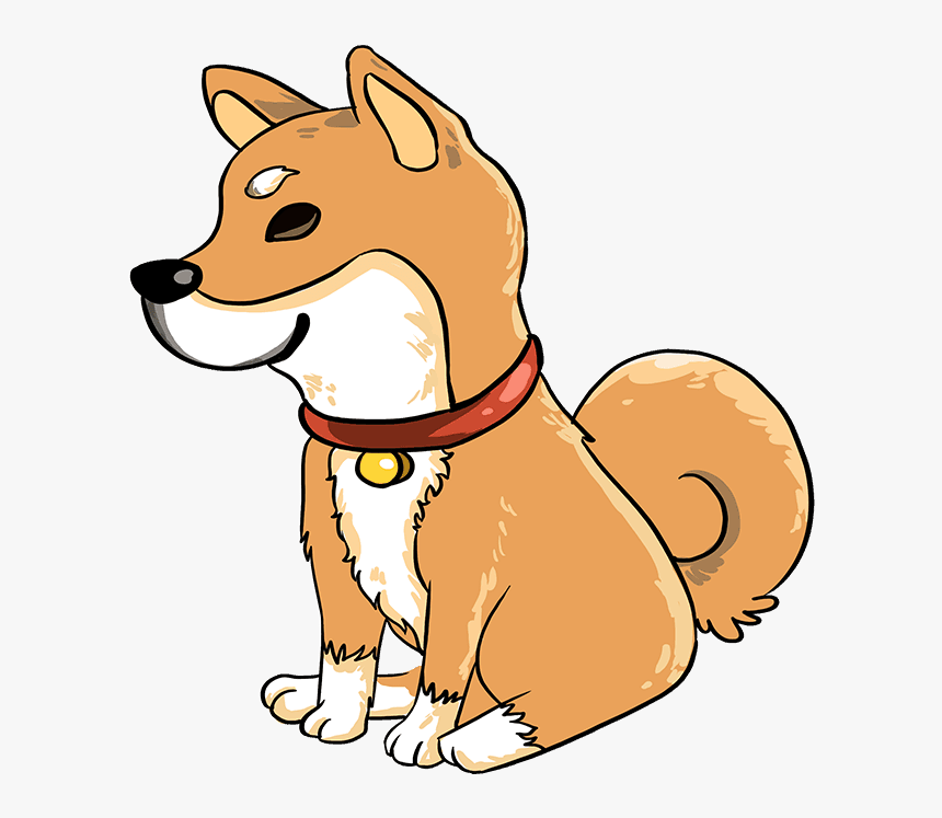 How To Draw Shiba Inu - Draw A Shiba Inu Dog, HD Png Download ...