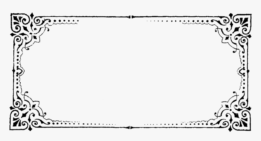 Flourish Border Png - Frame Flourish Png, Transparent Png , Transparent ...