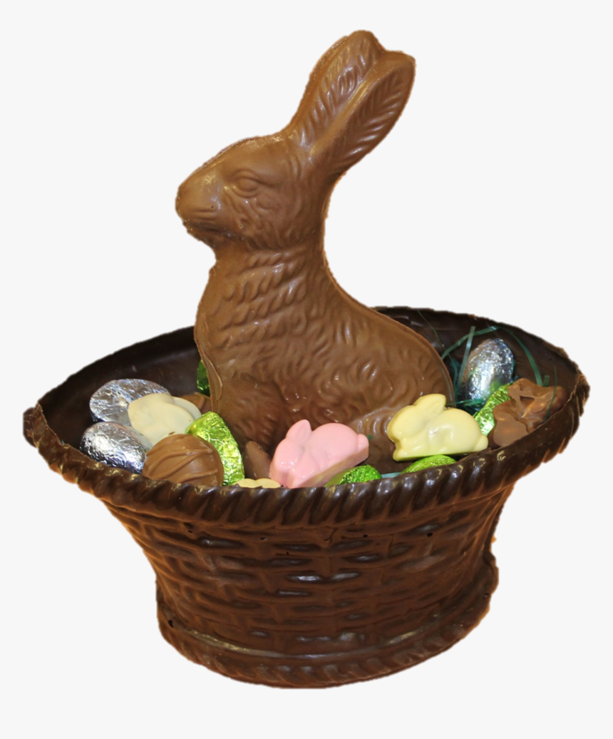 Easter Bunny Chocolate Basket, HD Png Download , Transparent Png Image ...