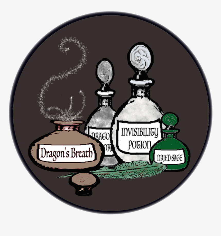 Transparent Potion Bottle Png - Illustration, Png Download ...