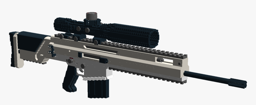 Fnh Scar Bluejay Themeister Png Intervention Airsoft - Sniper Rifle ...