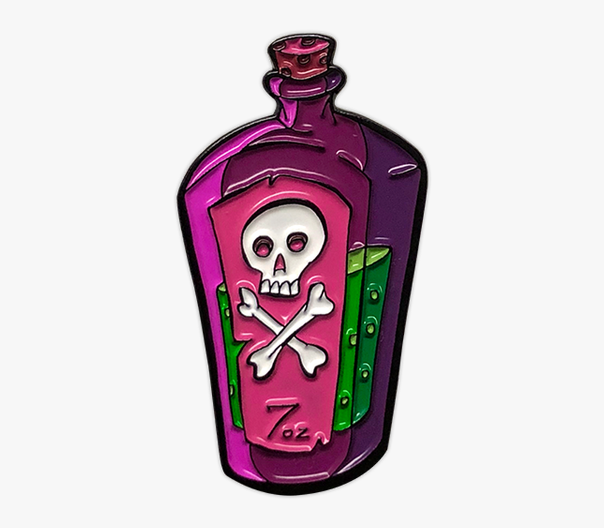 Tall Potion Enamel Pin - Illustration, HD Png Download , Transparent ...