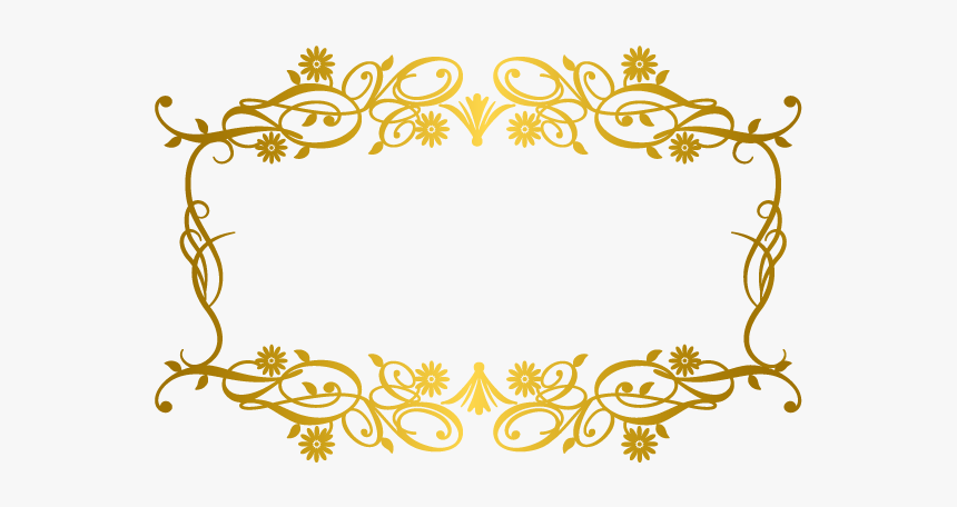 Vector Golden Border Png, Transparent Png , Transparent Png Image - PNGitem