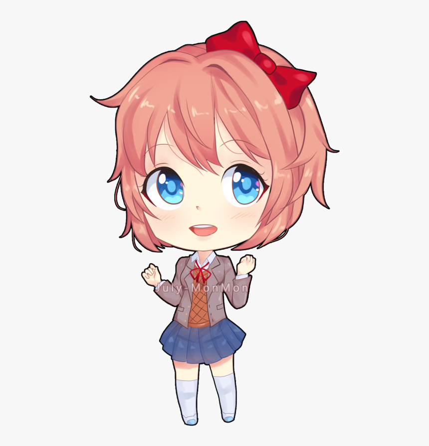 July Monmon Sayori Chibi Buy Stickers And Others - Doki Doki Literature ...